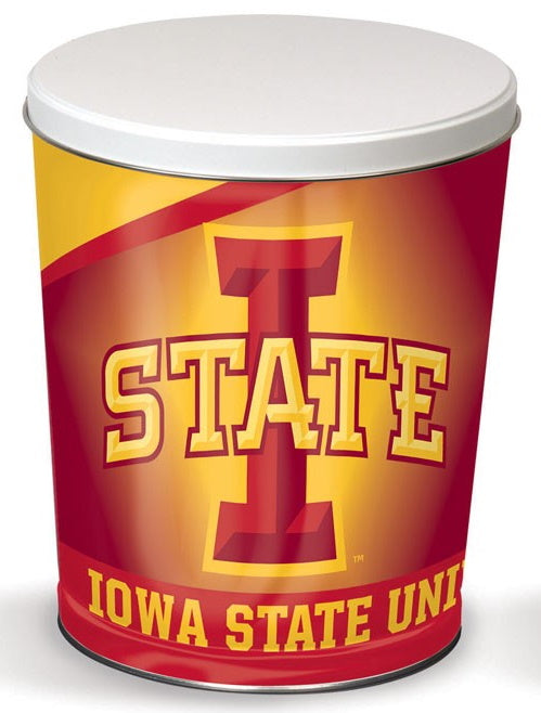 Iowa State Cyclones 3-Flavor Gourmet Popcorn Tin (3-Gallon) – Popcorn Fix