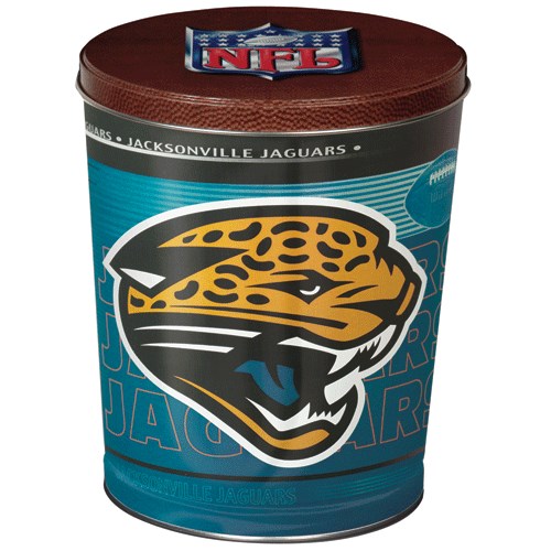 Jacksonville Jaguars 3-Gallon Popcorn Tin | Gourmet Gift – Popcorn Fix