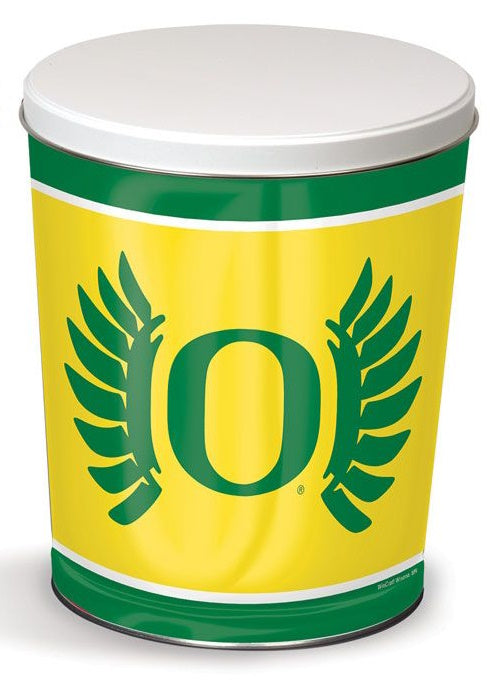 Oregon Ducks 3-Gallon Popcorn Tin | Gourmet Gift – Popcorn Fix