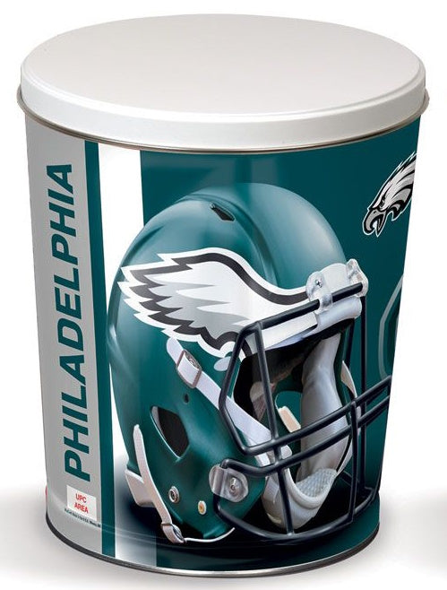 Philadelphia Eagles 3-Flavor Gourmet Popcorn Tin (3-Gallon) – Popcorn Fix