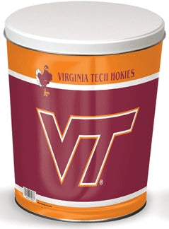 Virginia Tech Hokies 3-Flavor Gourmet Popcorn Tin (3-Gallon) – Popcorn Fix