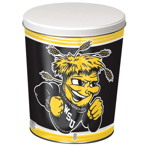 Wichita State Shockers 3-Flavor Gourmet Popcorn Tin (3-Gallon ...